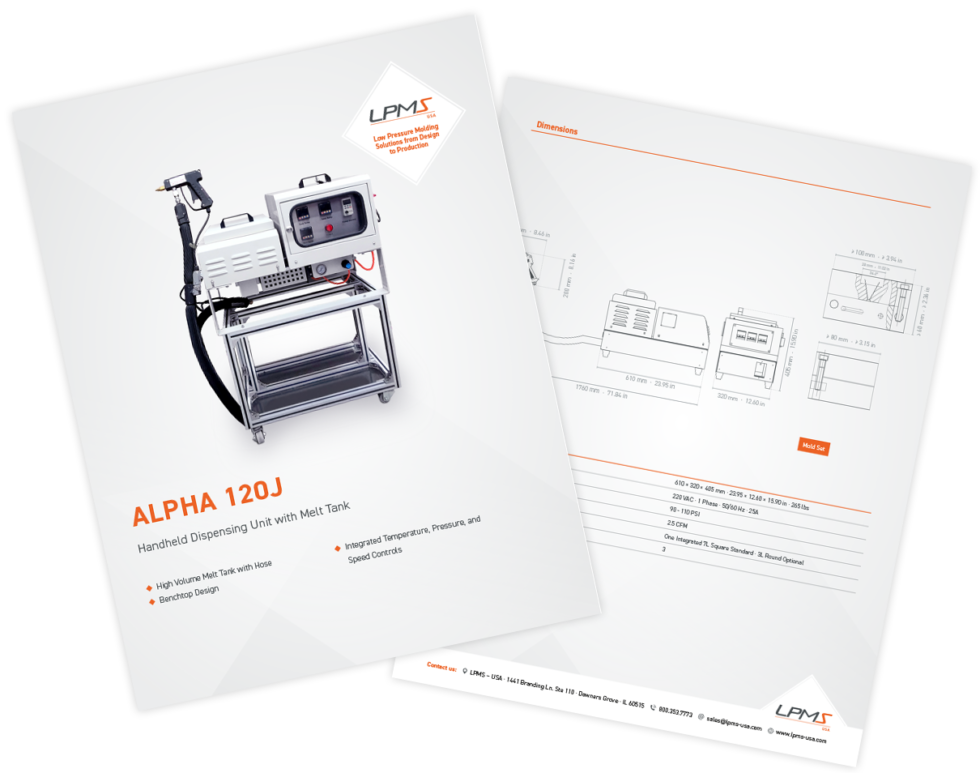 ALPHA 120J | Low Pressure Molding Machine | LPMS